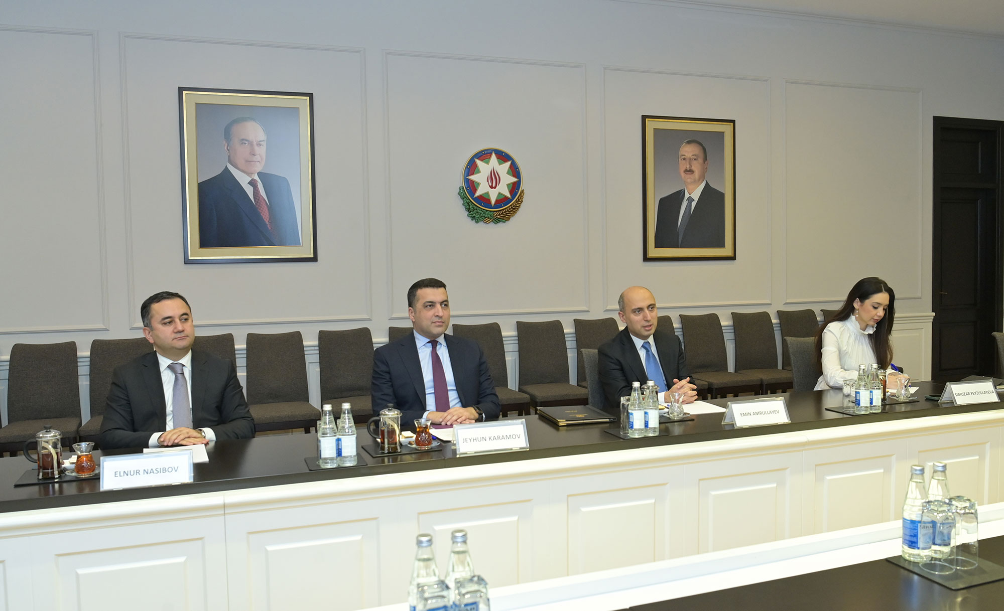 Nazir Asiya İnkişaf Bankının Azərbaycan üzrə ölkə direktoru ilə görüşüb ...