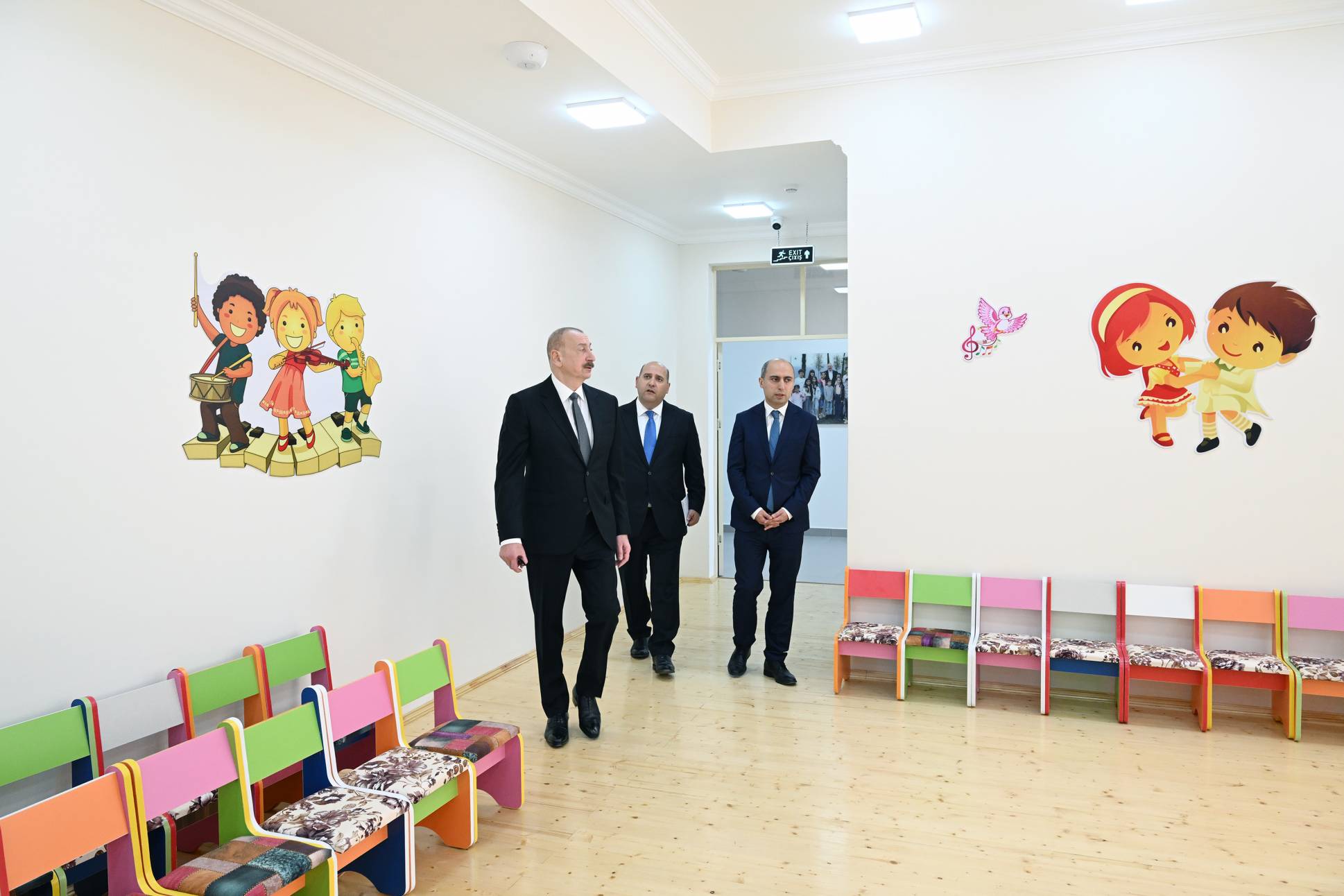 Prezident Kəngərli kənd körpələr evi-uşaq bağçasının açılışında iştirak ...